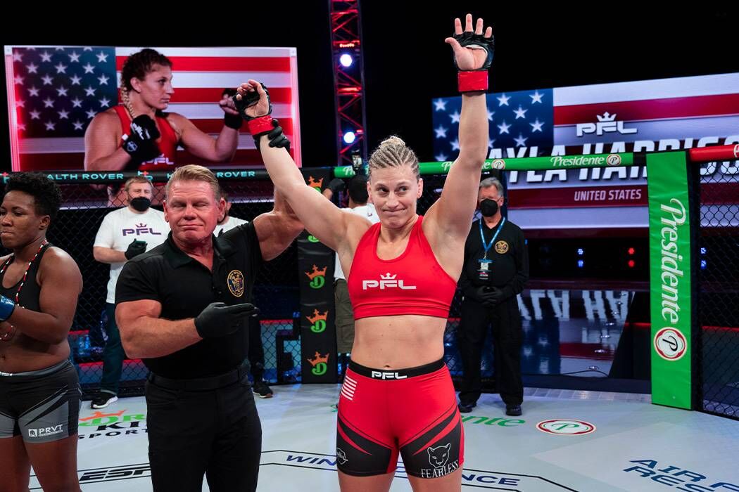 PFL 3, 2021: KAYLA HARRISON VS MARIANA MORAIS | Professional Fighters ...